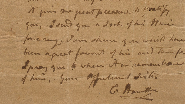 Alexander Hamilton's Family Archive of Letters and Manuscripts Comes to ...