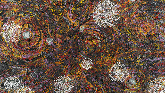 Bharti Kher's Bindis Mirror The Starry Night | Indian & South Asian ...