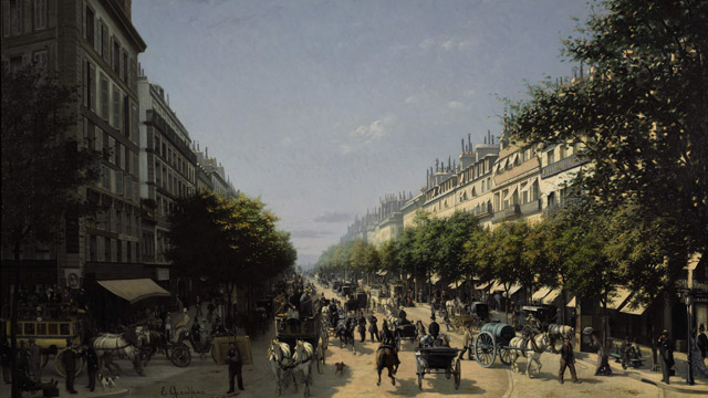 A Paris Boulevard: Then and Now | 19th Century European Paintings ...